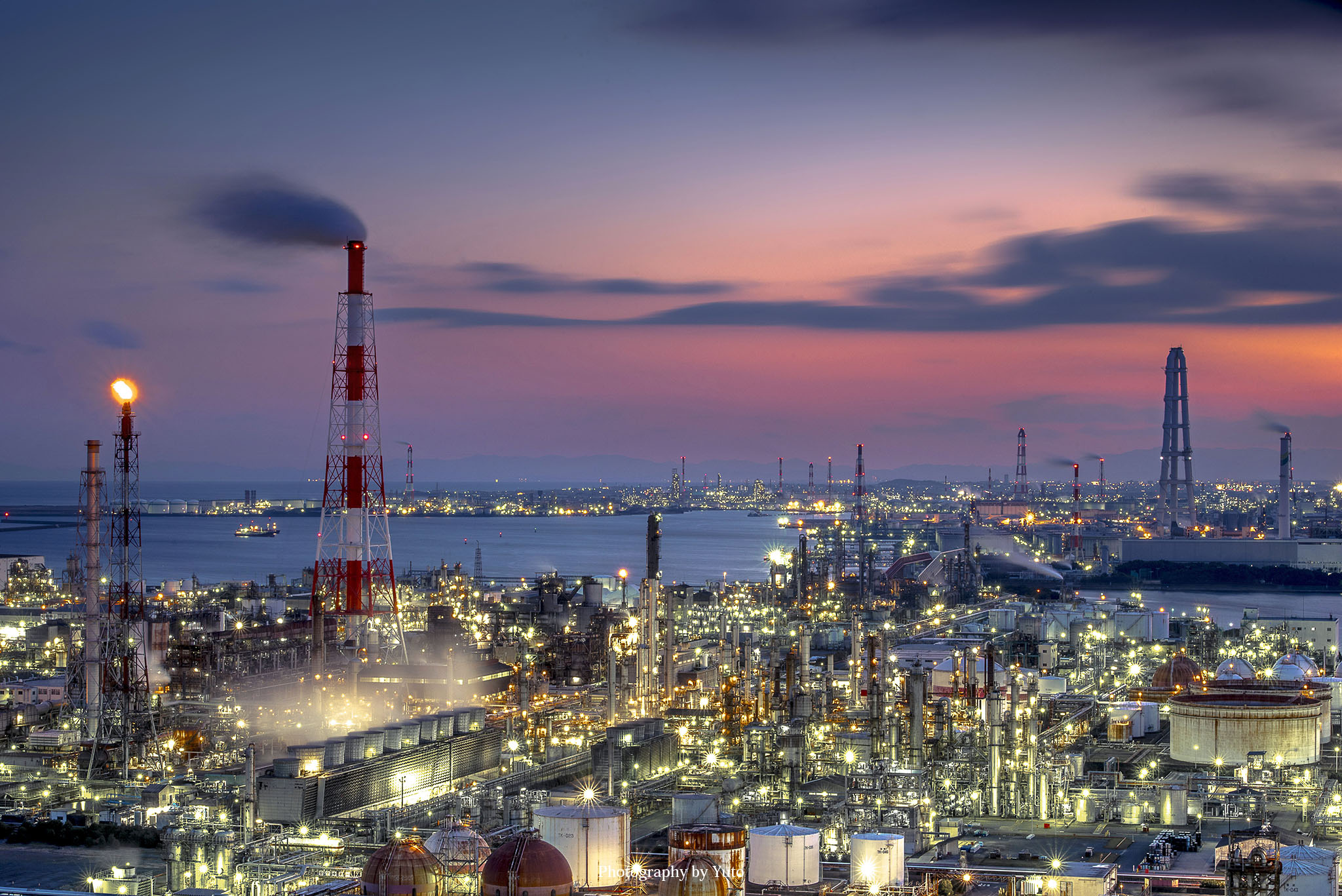 四日市コンビナートの写真撮影スポット | Nippon Photo Net